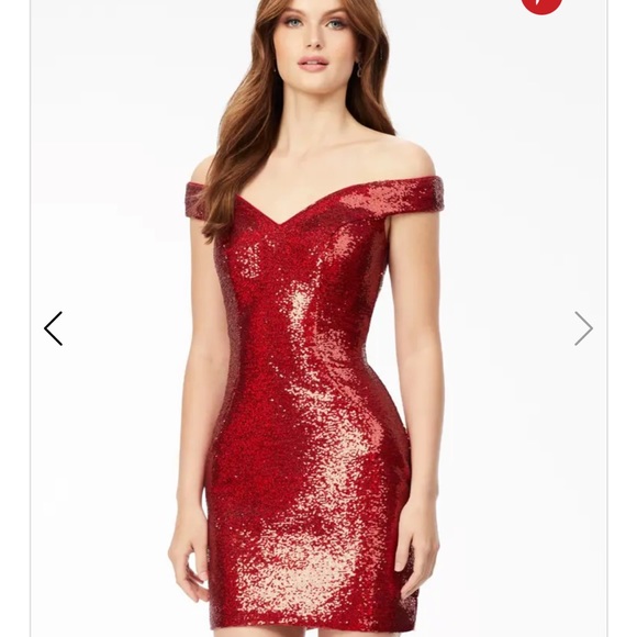 Ashley Lauren | Dresses | Ashley Lauren 4522 Ruby Red Size For | Poshmark